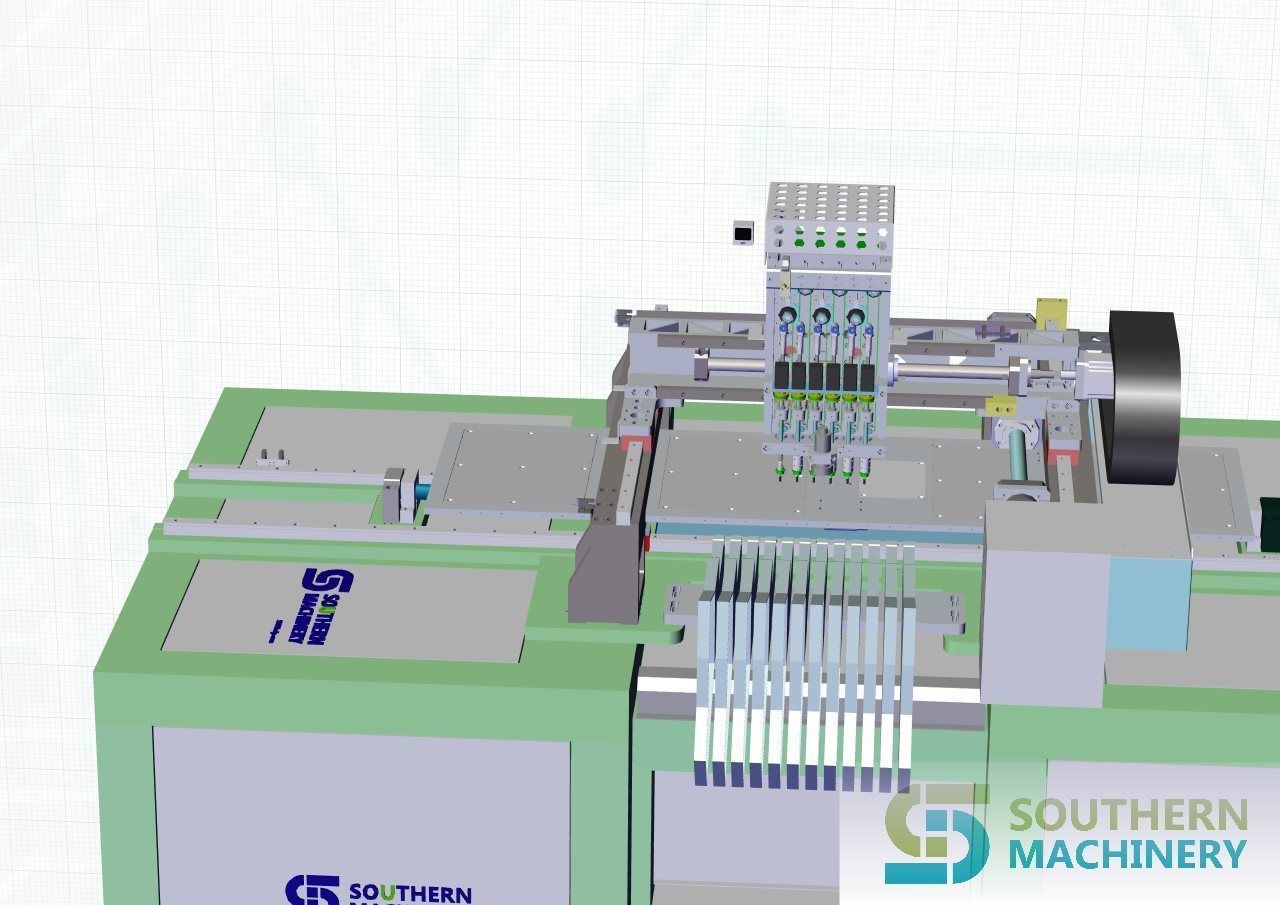 How to make LED lighting chip mounter in Smart EMS factory 3D model ...