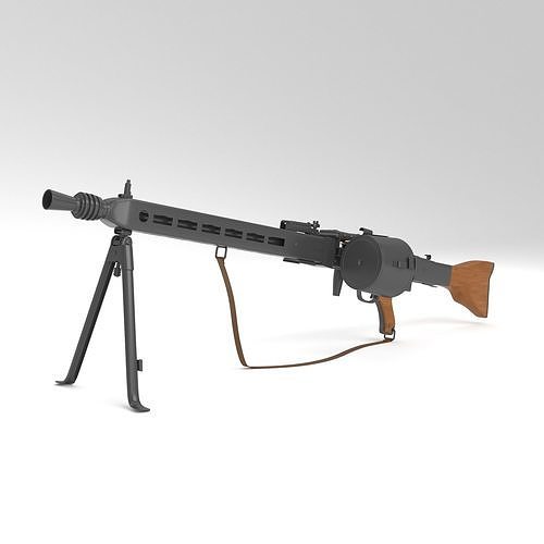 MG-42 Machinegun 3D model | CGTrader