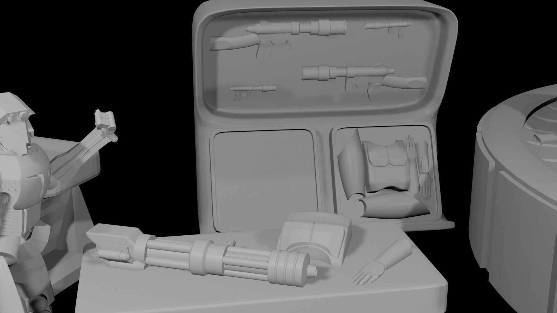 Armoury Room Pack 3D model 3D printable | CGTrader