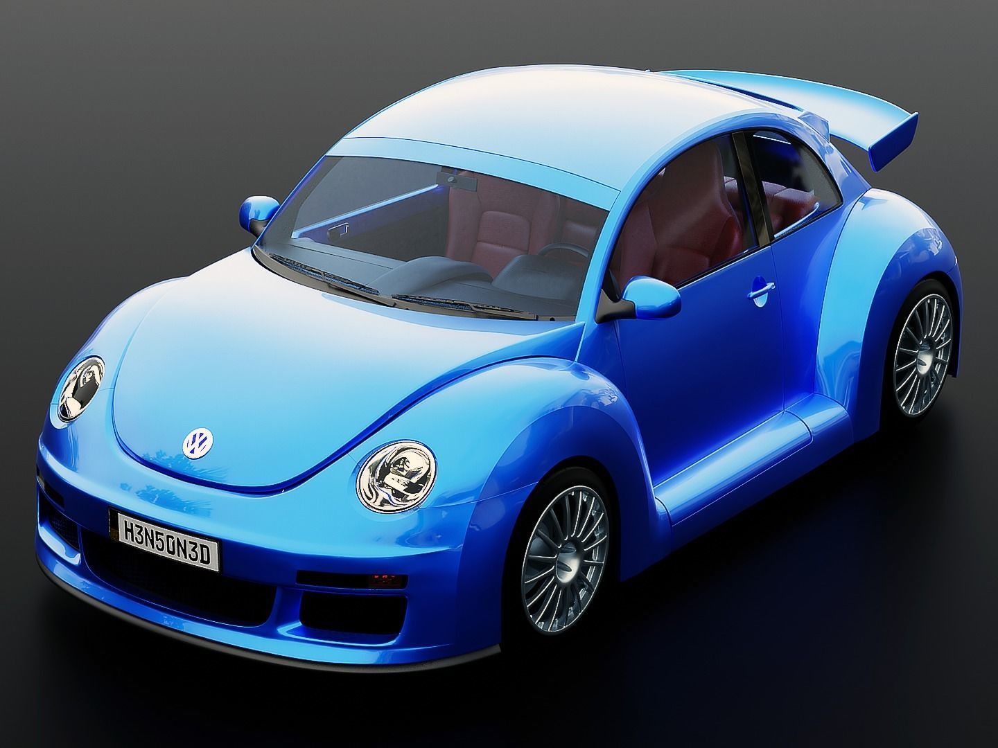 Volkswagen Beetle RSi 2003 Rigged 3D model rigged | CGTrader