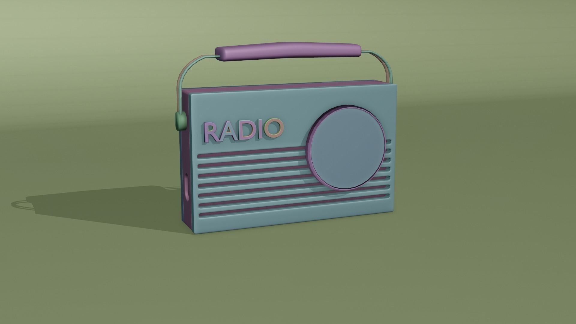 Radio free 3D model | CGTrader