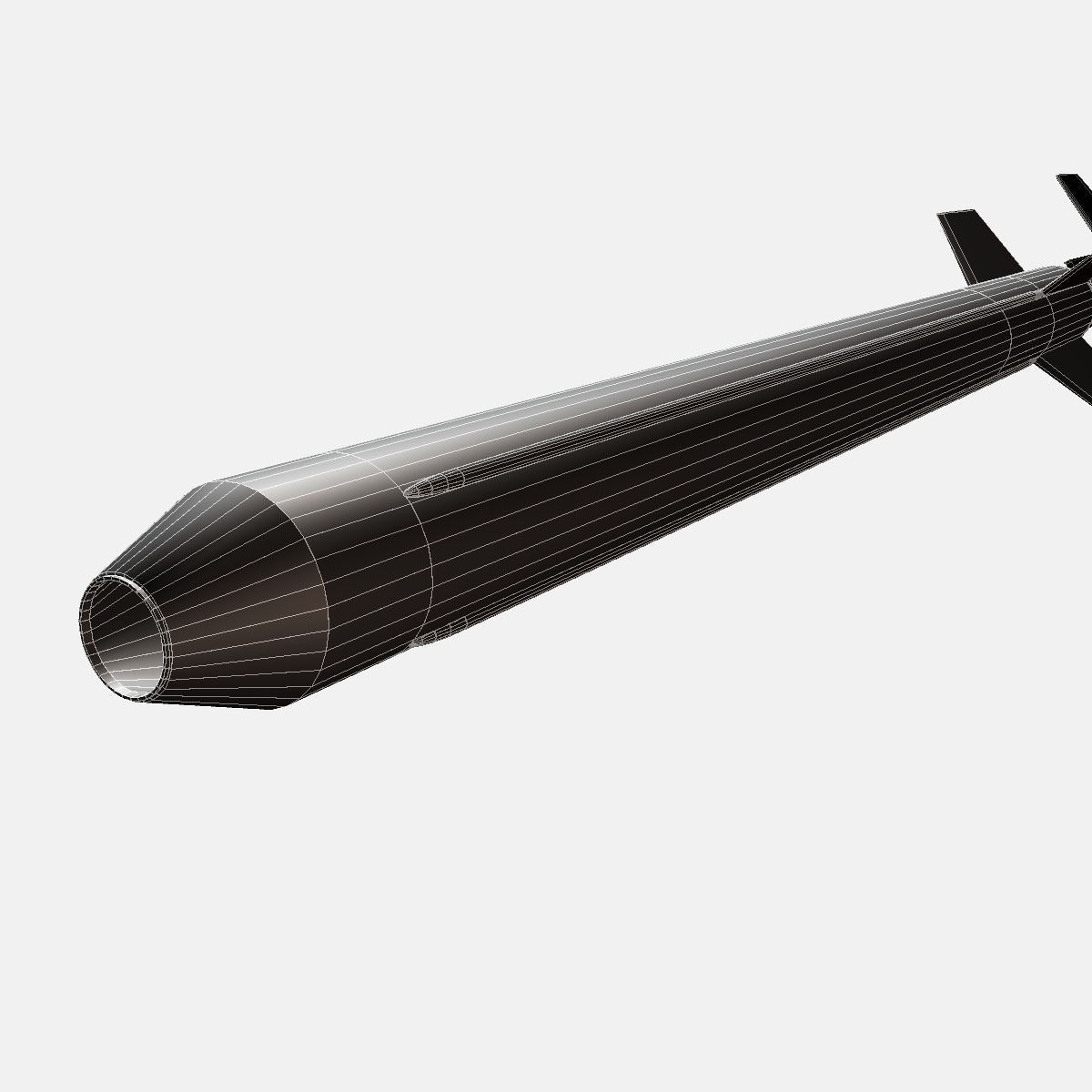 Aerobee 300A Rocket 3D model | CGTrader