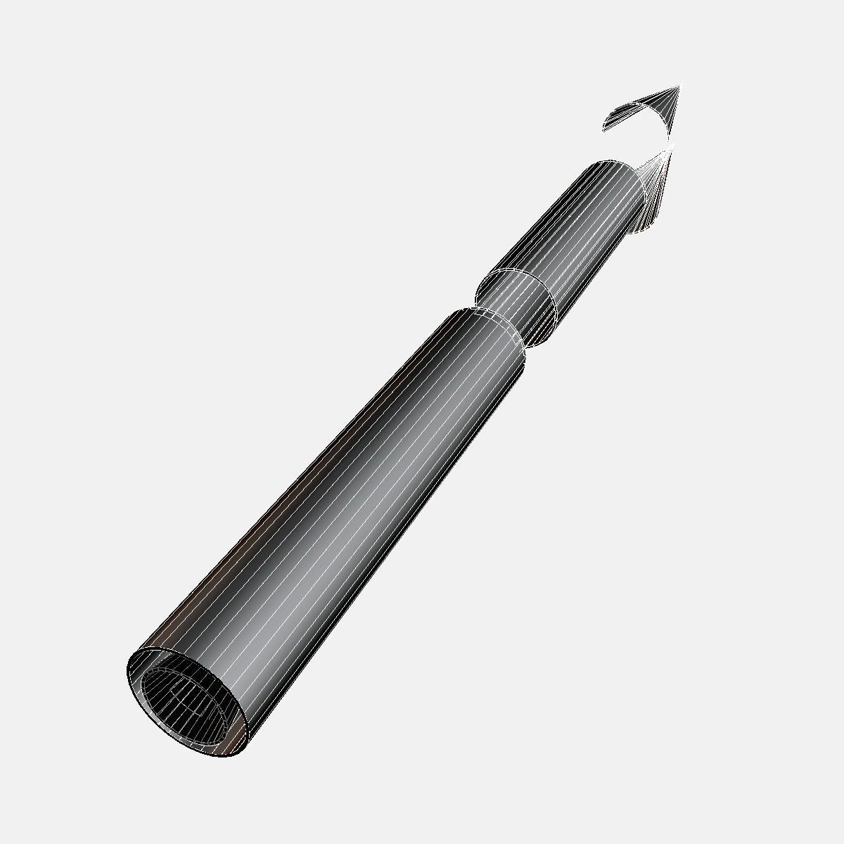 Aerobee 300A Rocket 3D model | CGTrader