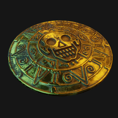 Real Aztec Gold Coin