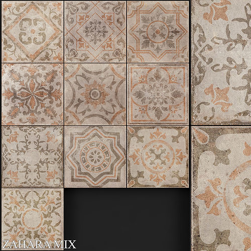 Keros Zahara Mix 3D model | CGTrader