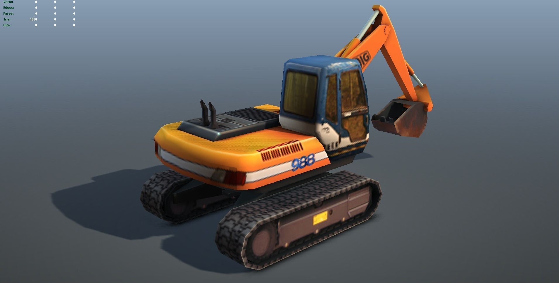 3D model Digger - low poly VR / AR / low-poly | CGTrader