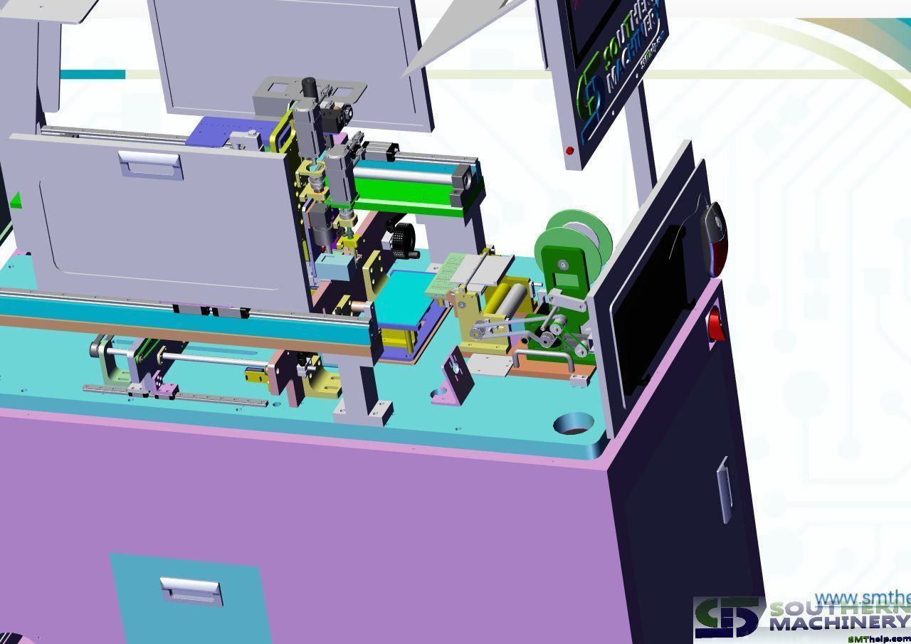 What is SMT label pick and place machine for PCB assembly 3D model ...