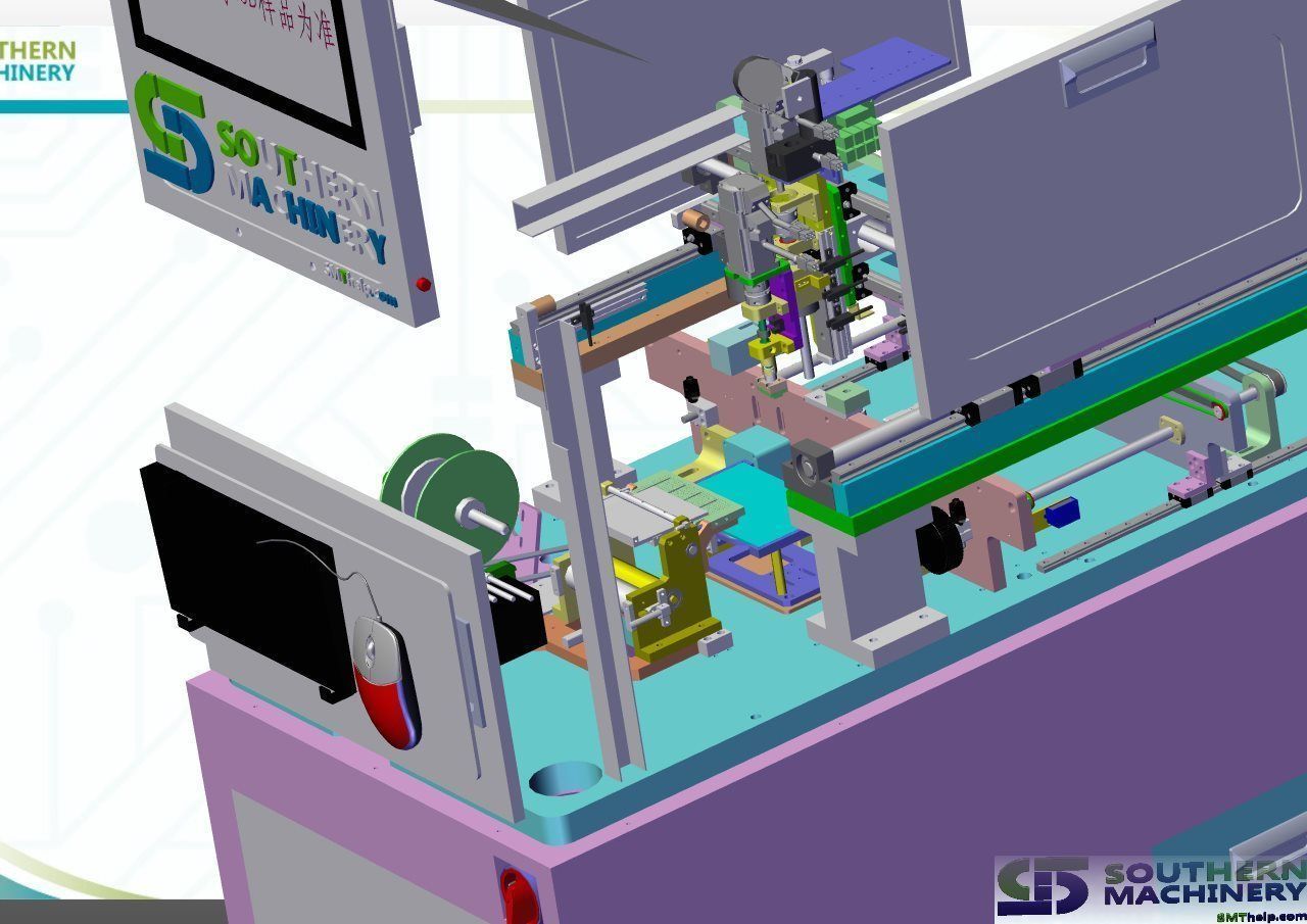 What is SMT label pick and place machine for PCB assembly 3D model ...