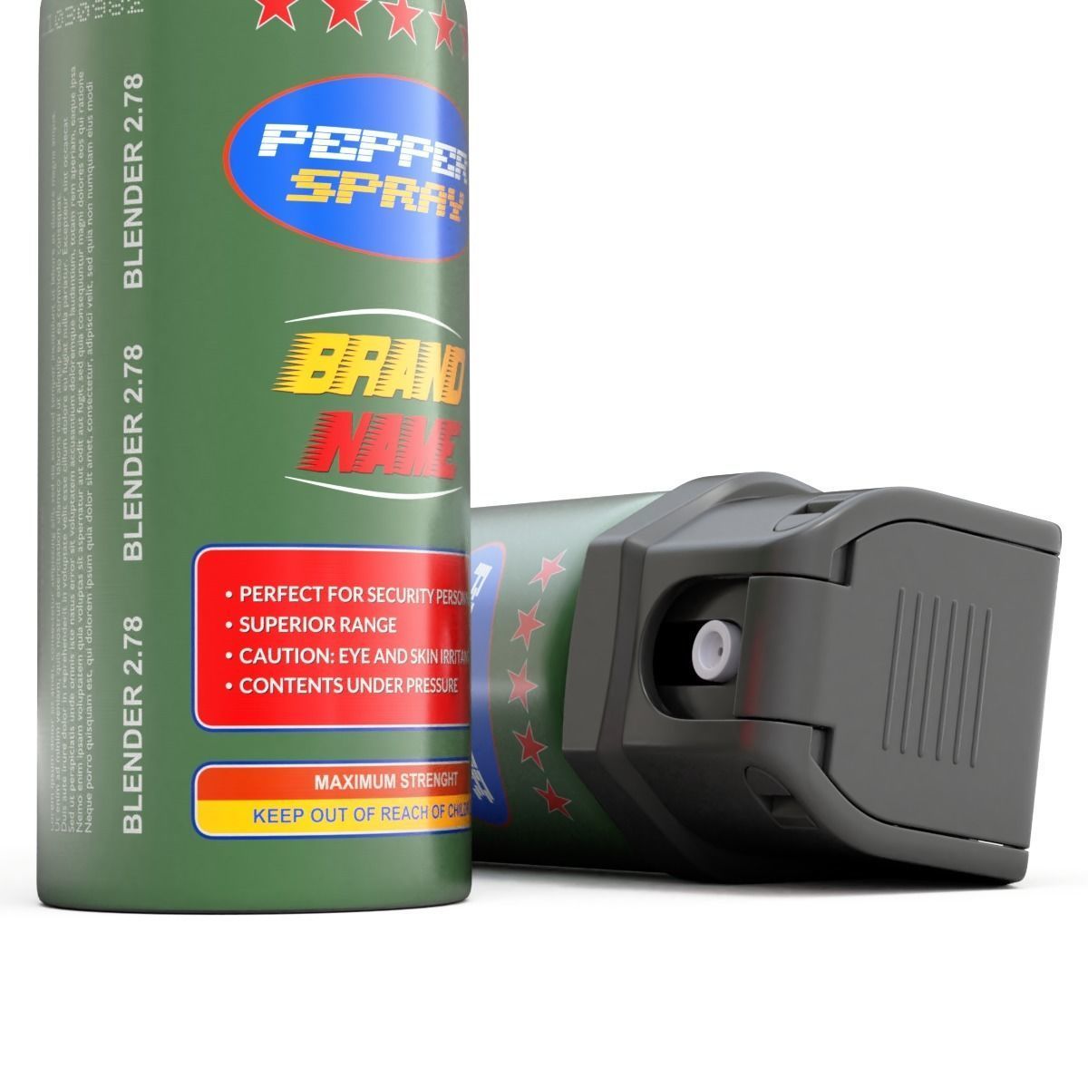 Pepper Spray 3D model | CGTrader