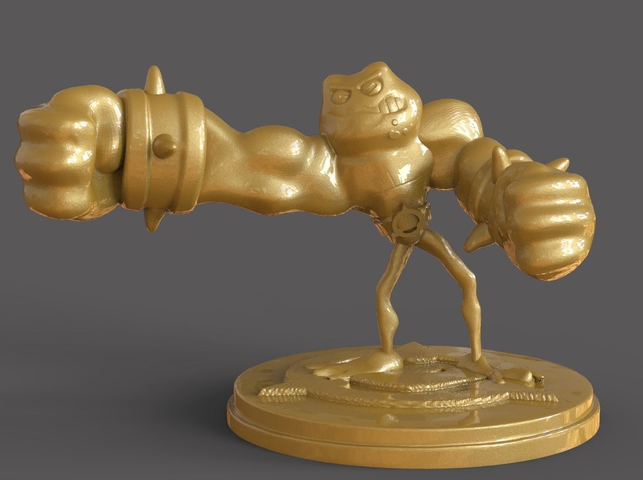 Battletoads Pimple 3D model 3D printable | CGTrader