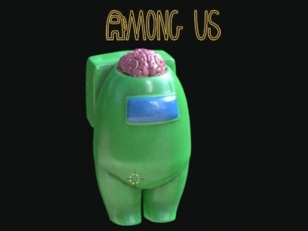AMONG US BRAIN 3D model 3D printable | CGTrader