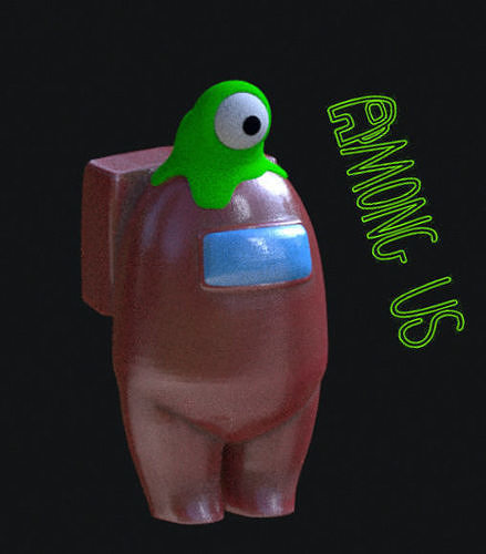 AMONG US ALIEN 3D model 3D printable | CGTrader