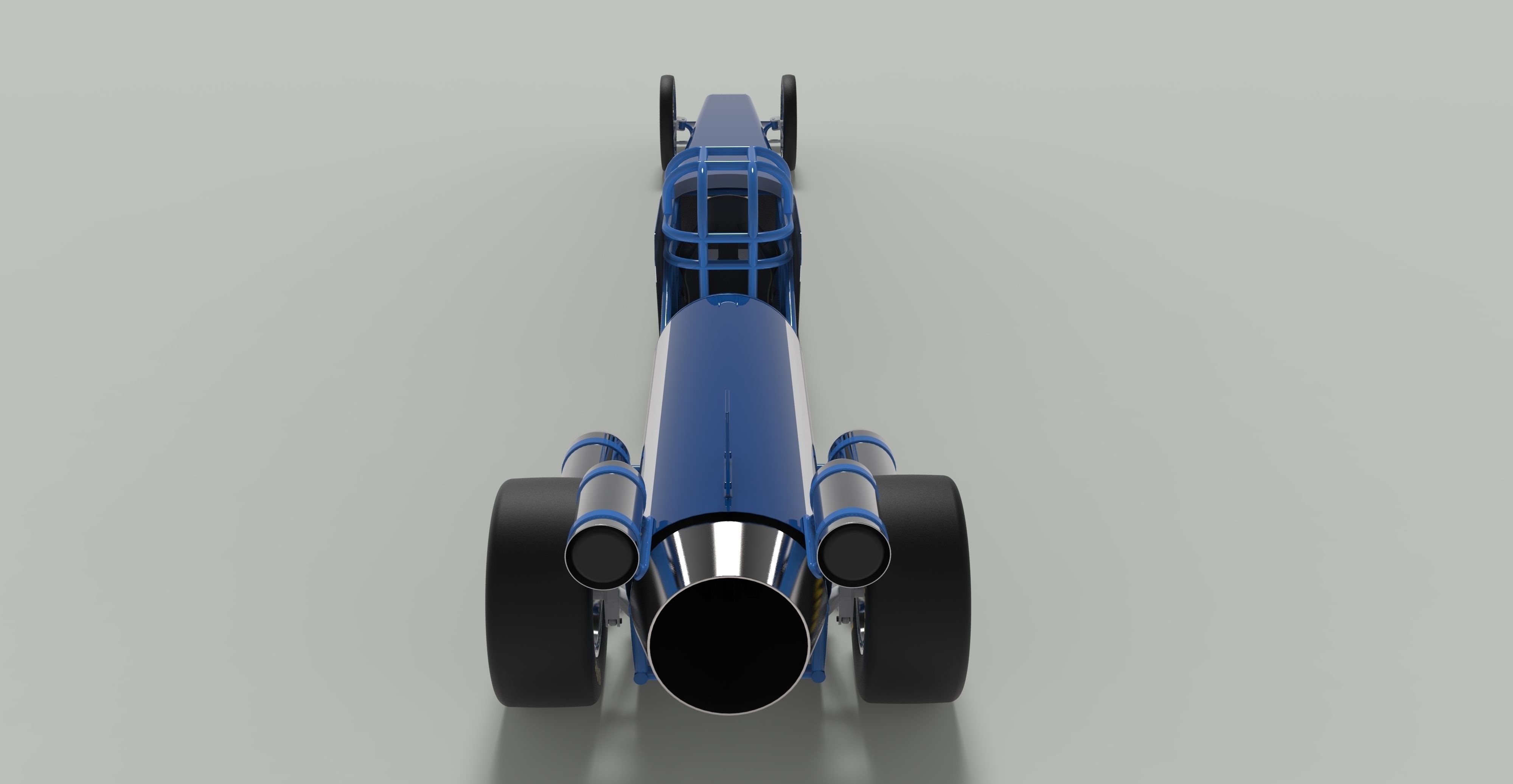 Jet dragster 3D model | CGTrader
