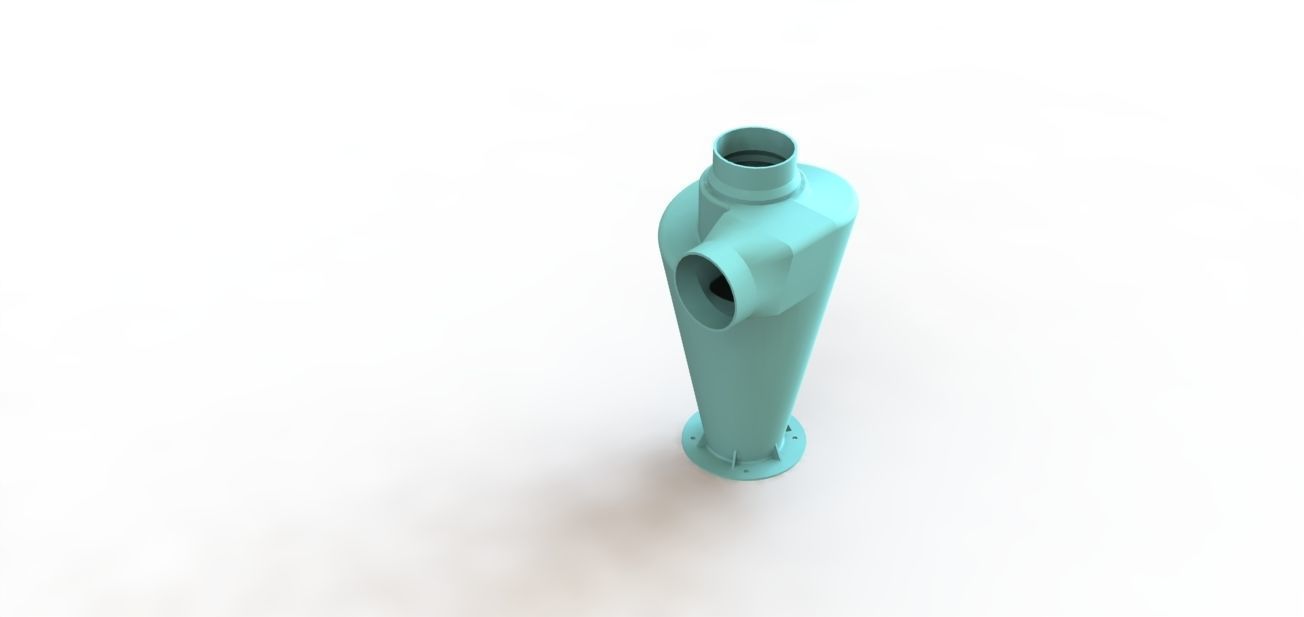 Cyclone dust collector 3D model 3D printable | CGTrader