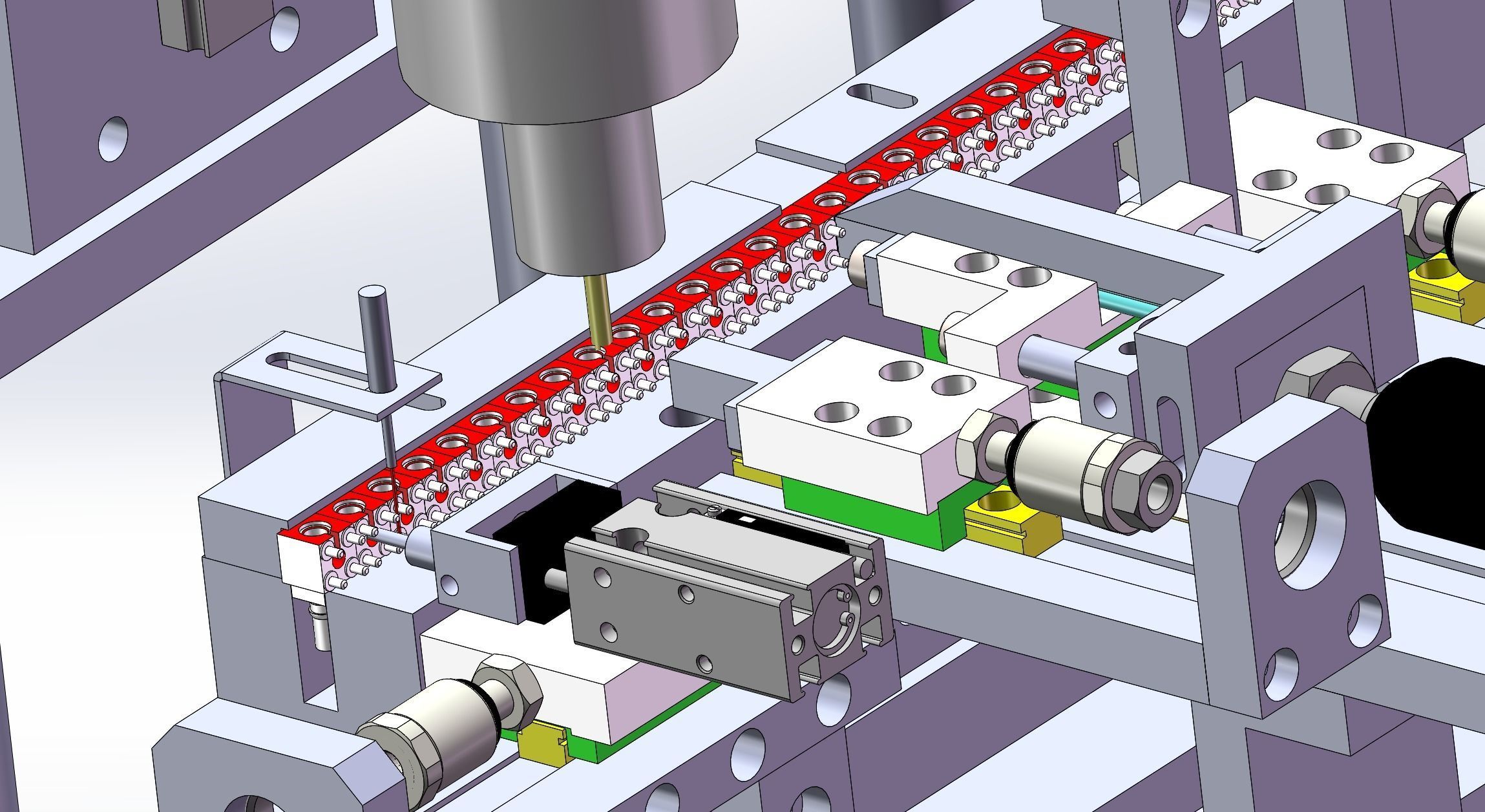 Round product drilling and chamfering machine 3D model | CGTrader