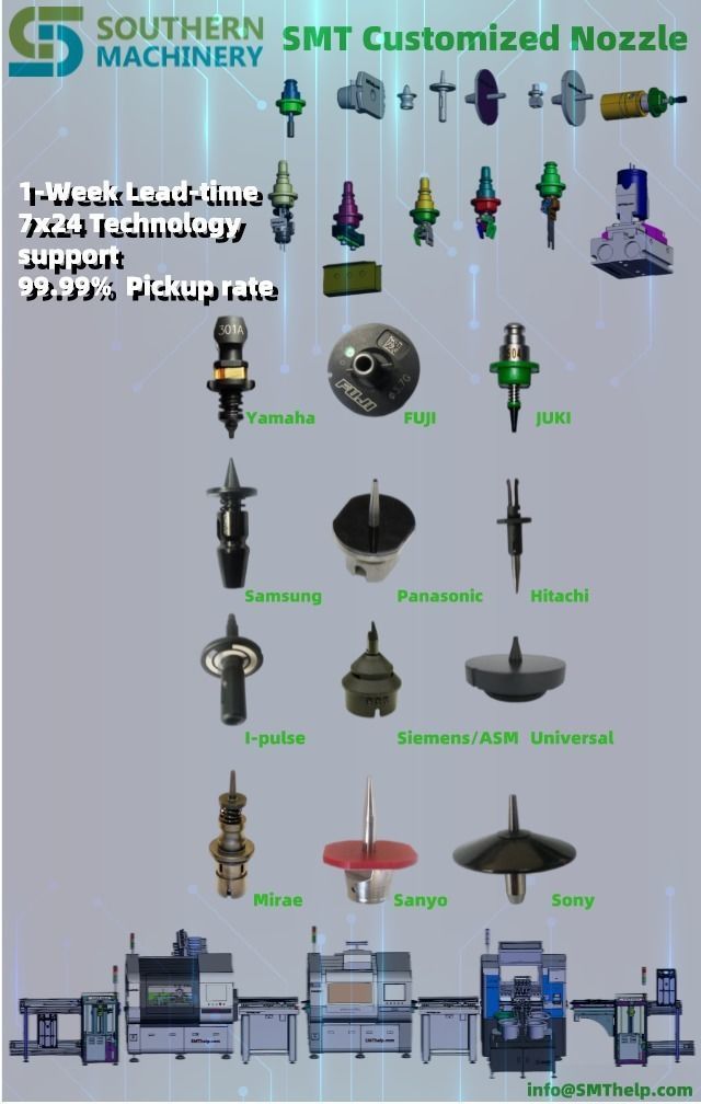 What is SMT gripper nozzle with component for PCB assembly 3D model ...