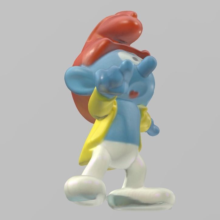 schtroumpf smurf figurine 3D model 3D printable | CGTrader