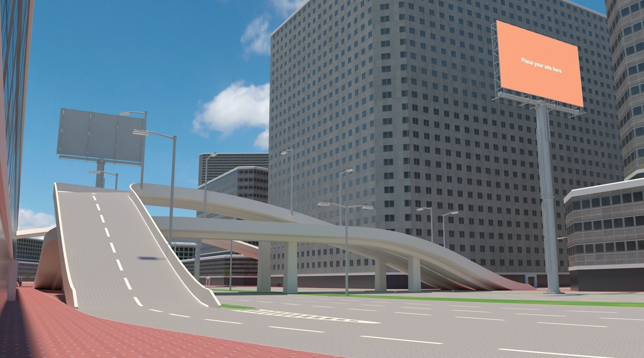 Flyover 3D model | CGTrader