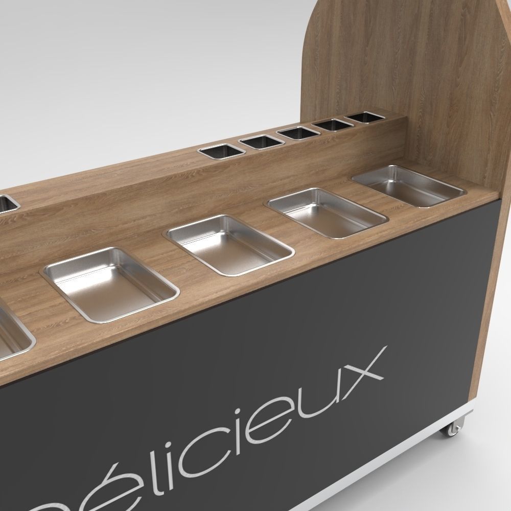 Food Tray Stand 3D model | CGTrader