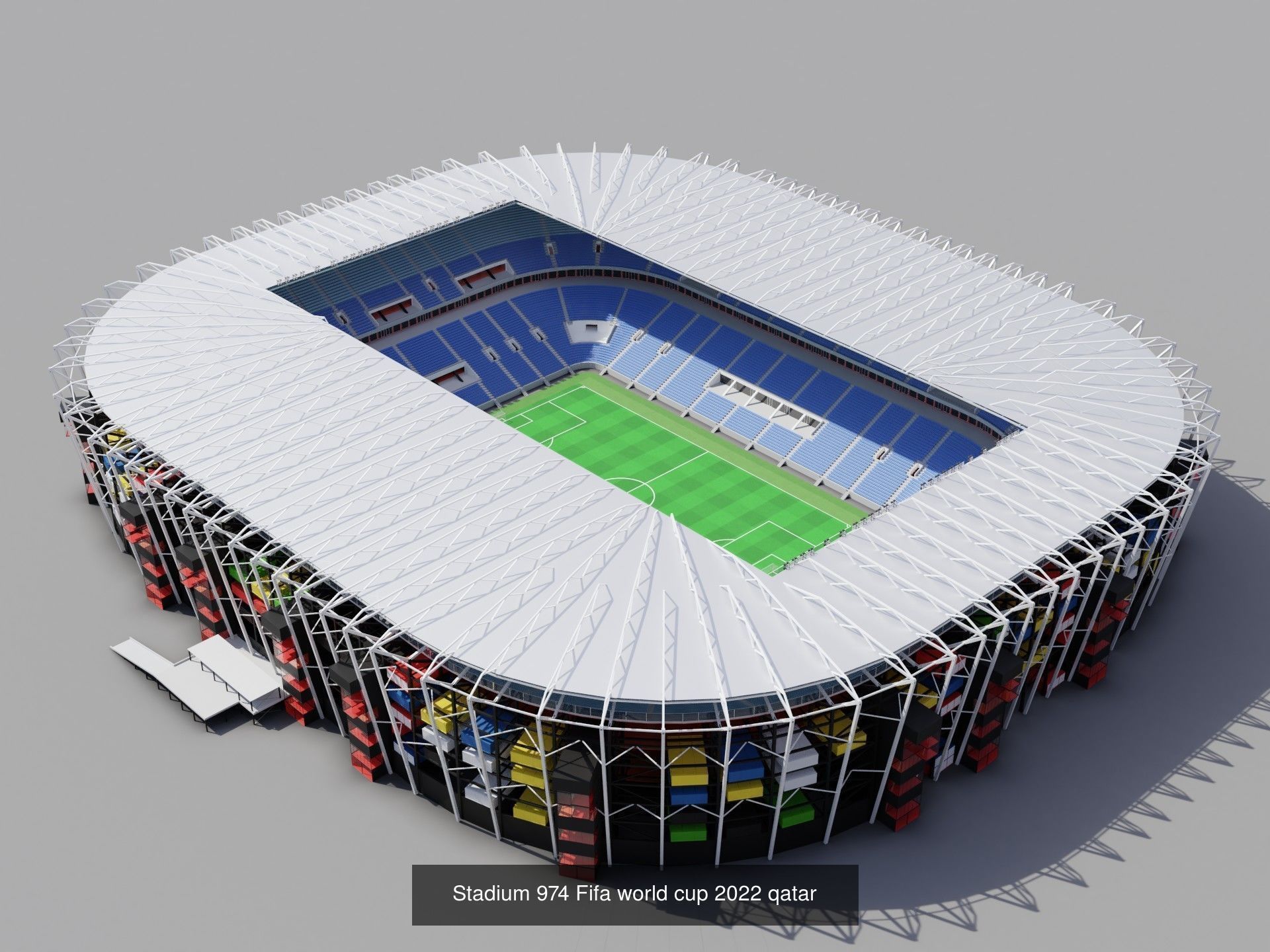 Fifa world cup 2022 qatar stadiums 3D Model Collection | CGTrader