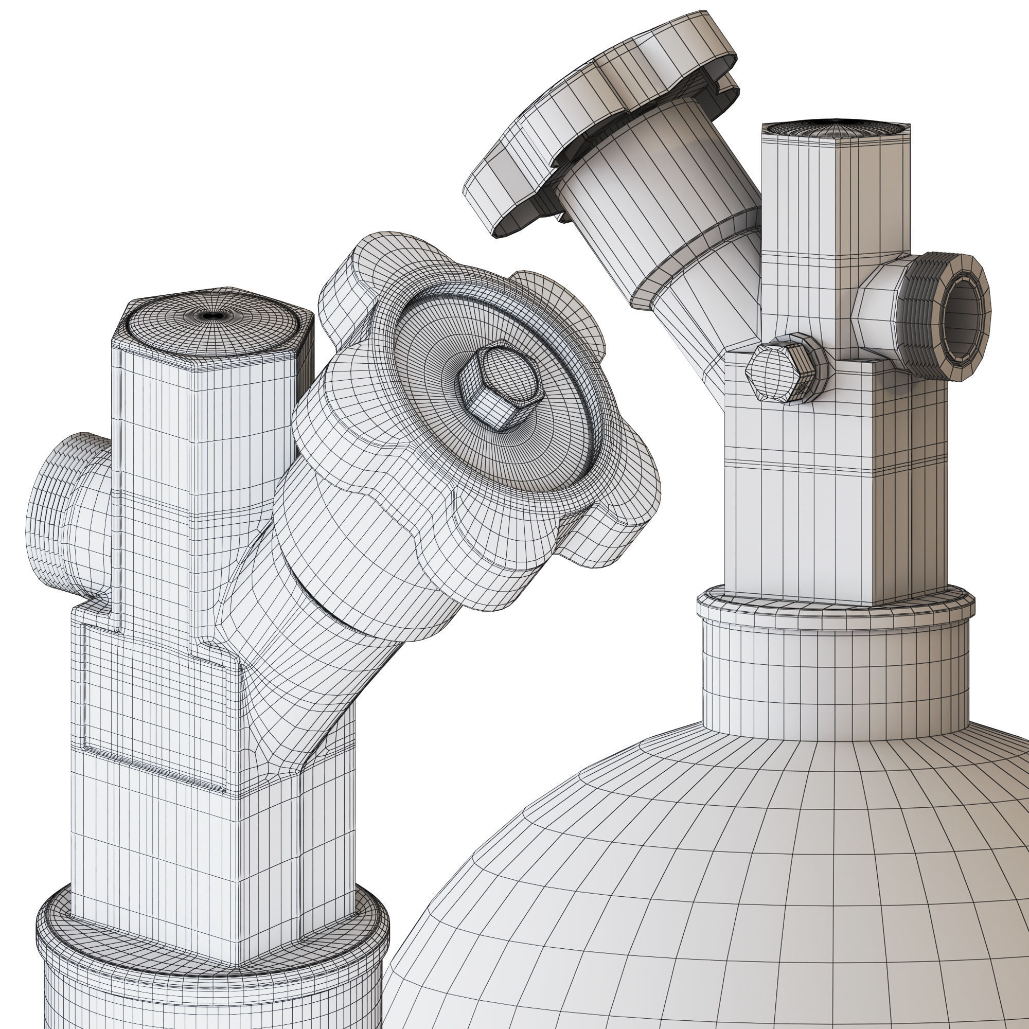 NOS - Nitrous oxide system 3D model | CGTrader