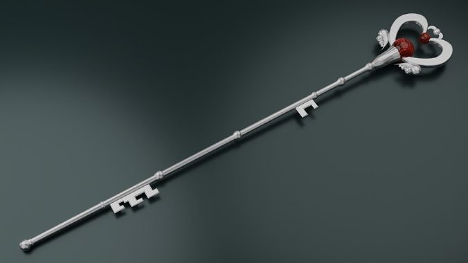 Sailor Pluto Garnet Rod 3D Model 3D model | CGTrader