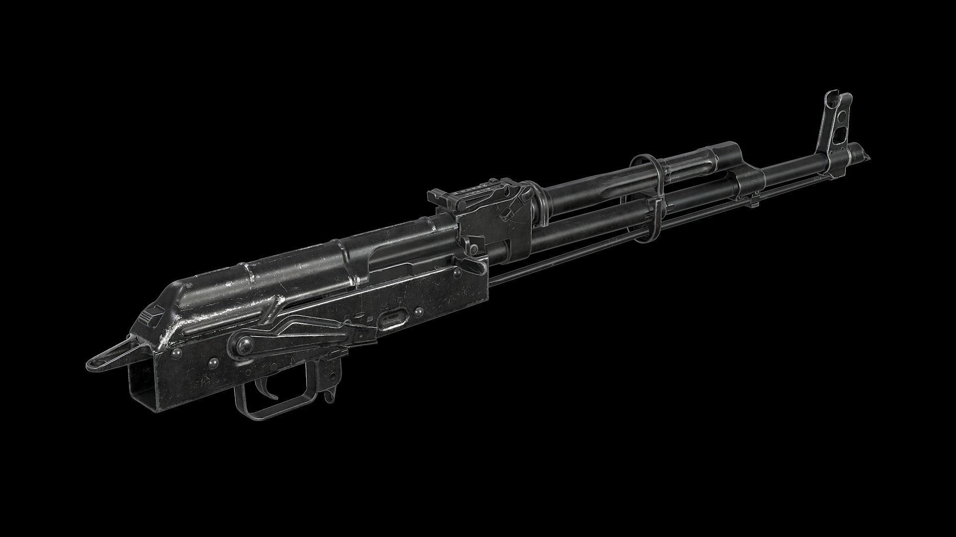 3D model AKM - Receiver VR / AR / low-poly | CGTrader