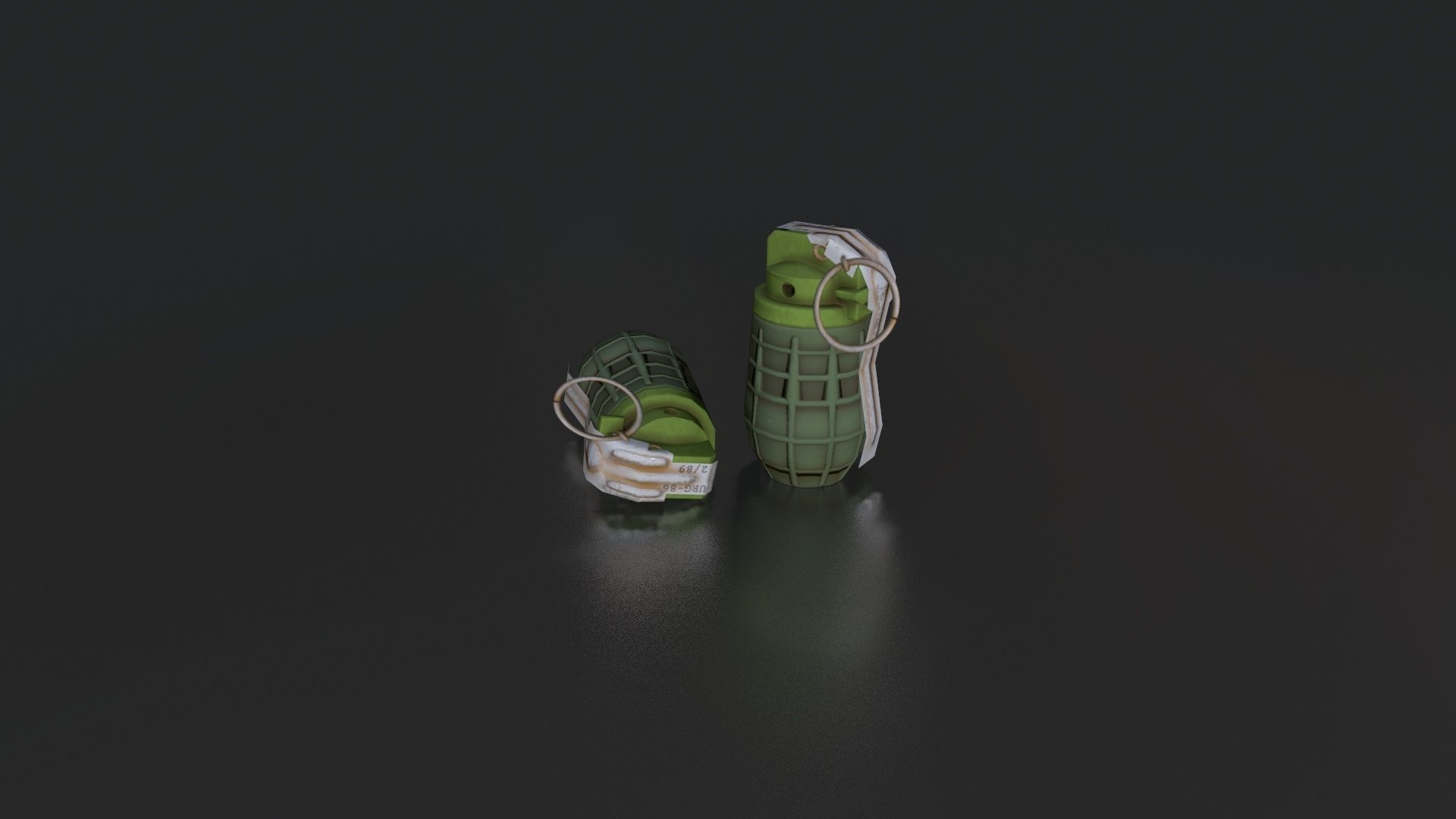 3D model URG 86 Hand Grenade VR / AR / low-poly | CGTrader