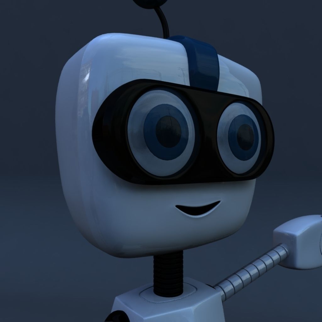 3D model Chain Wheel Robot Model VR / AR / low-poly | CGTrader