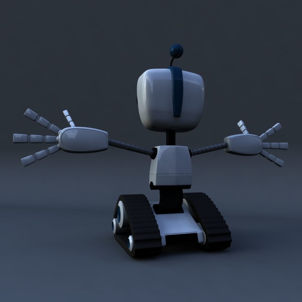 3D model Chain Wheel Robot Model VR / AR / low-poly | CGTrader