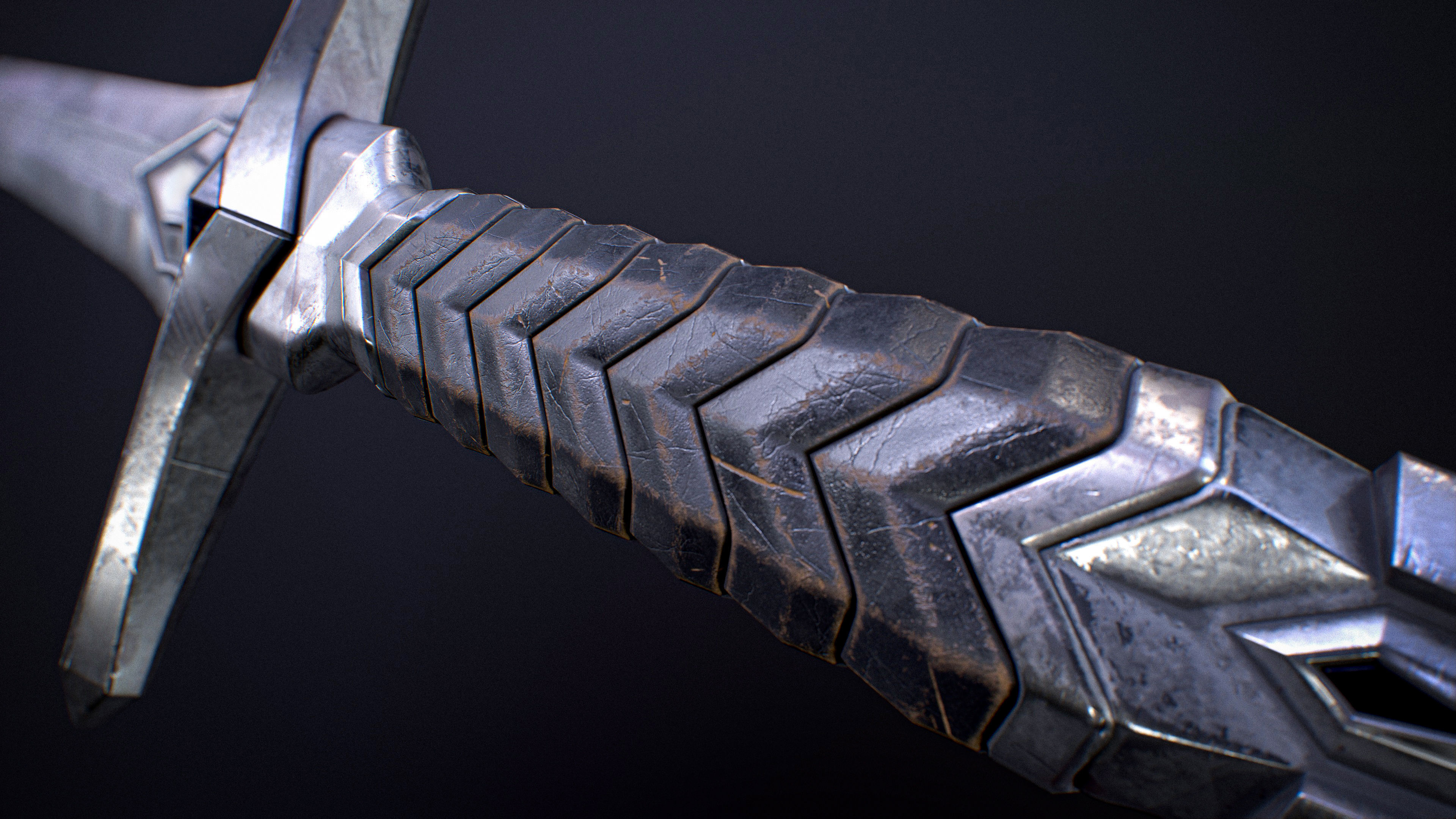 3D model Royal Sword PBR Game-Ready VR / AR / low-poly | CGTrader