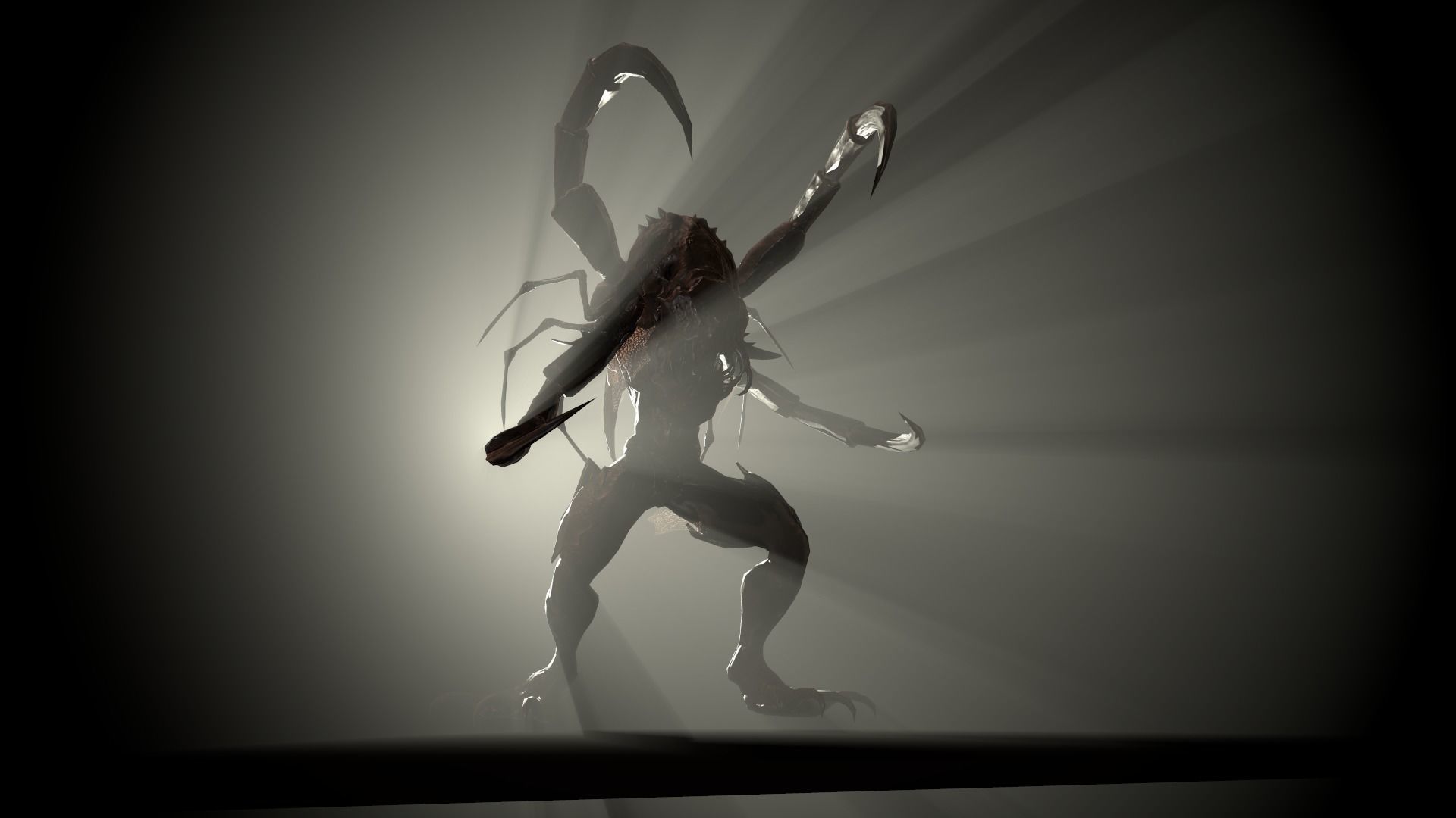 3D model Monster Crab VR / AR / low-poly rigged animated | CGTrader