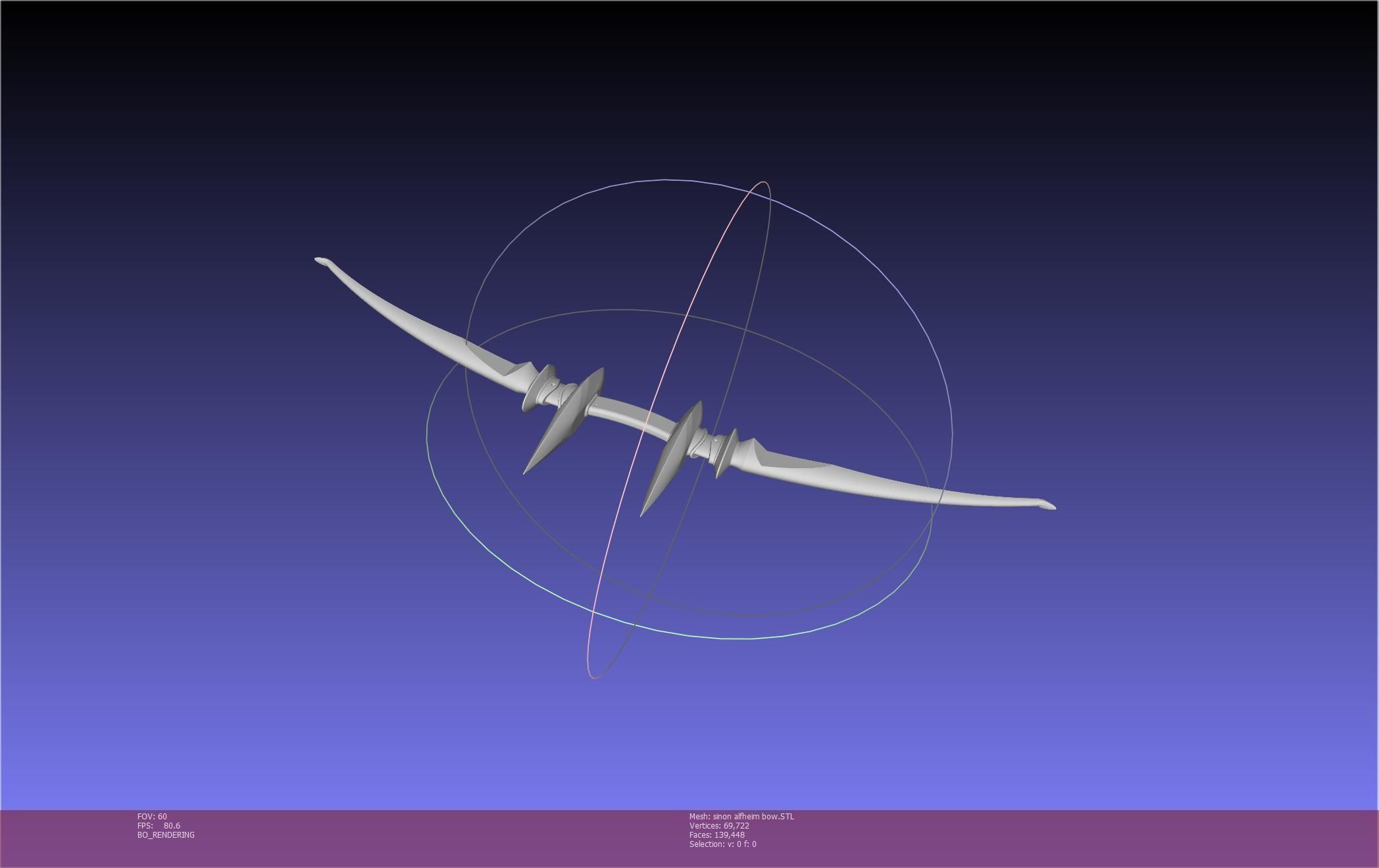 Sword Art Online Sinon Alfheim Bow Printable Assembly 3D model 3D ...