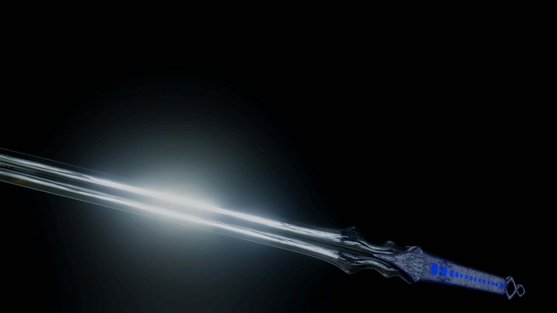 twin blade free 3D model | CGTrader