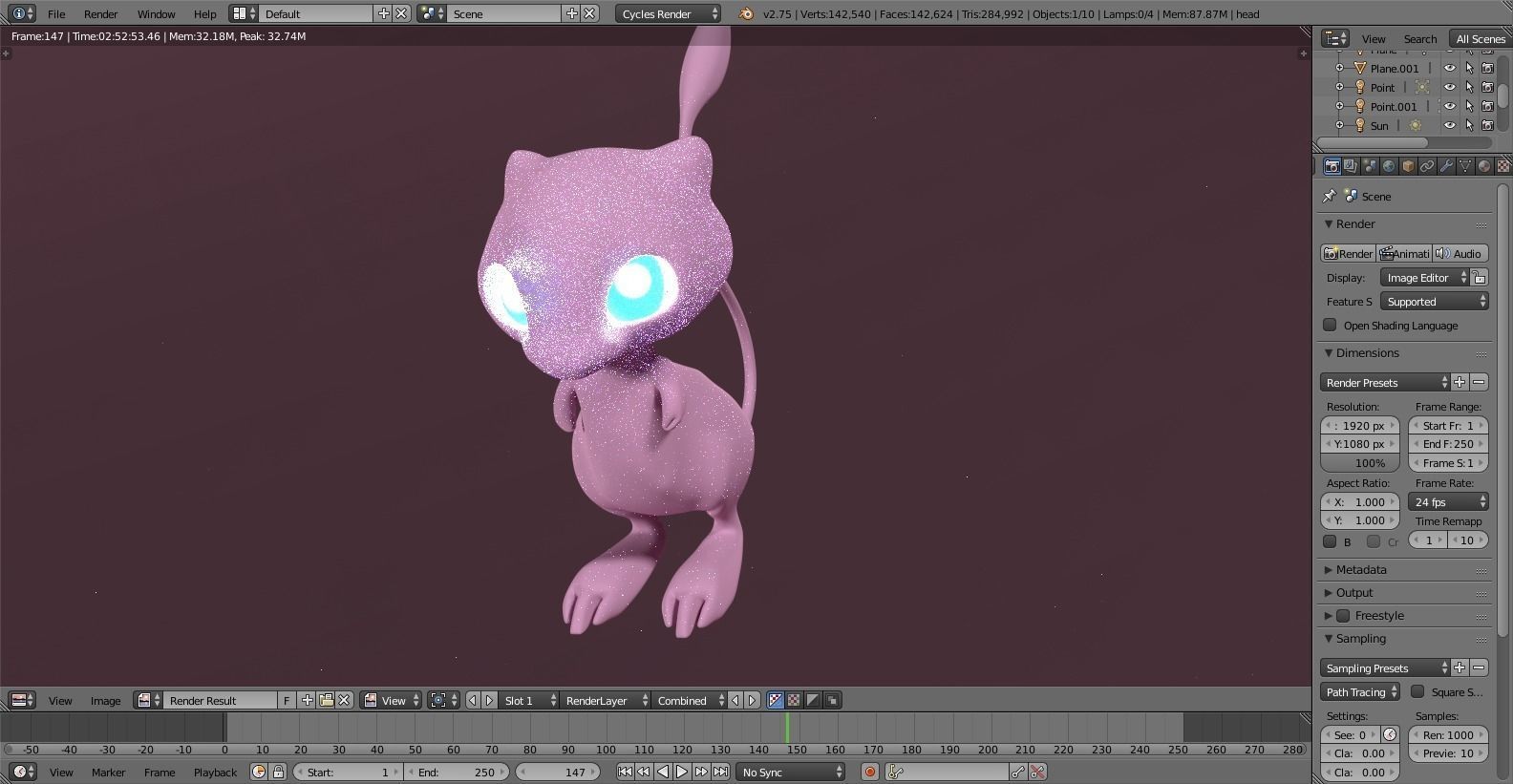 Pokemon - Mew free 3D model | CGTrader