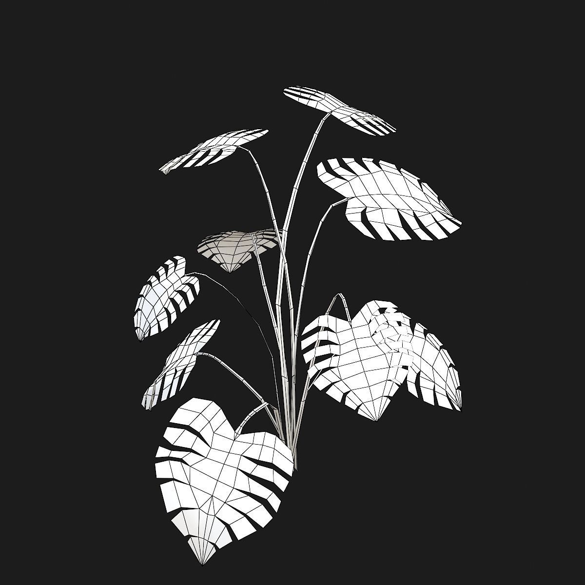 3D model Stylized bush VR / AR / low-poly | CGTrader