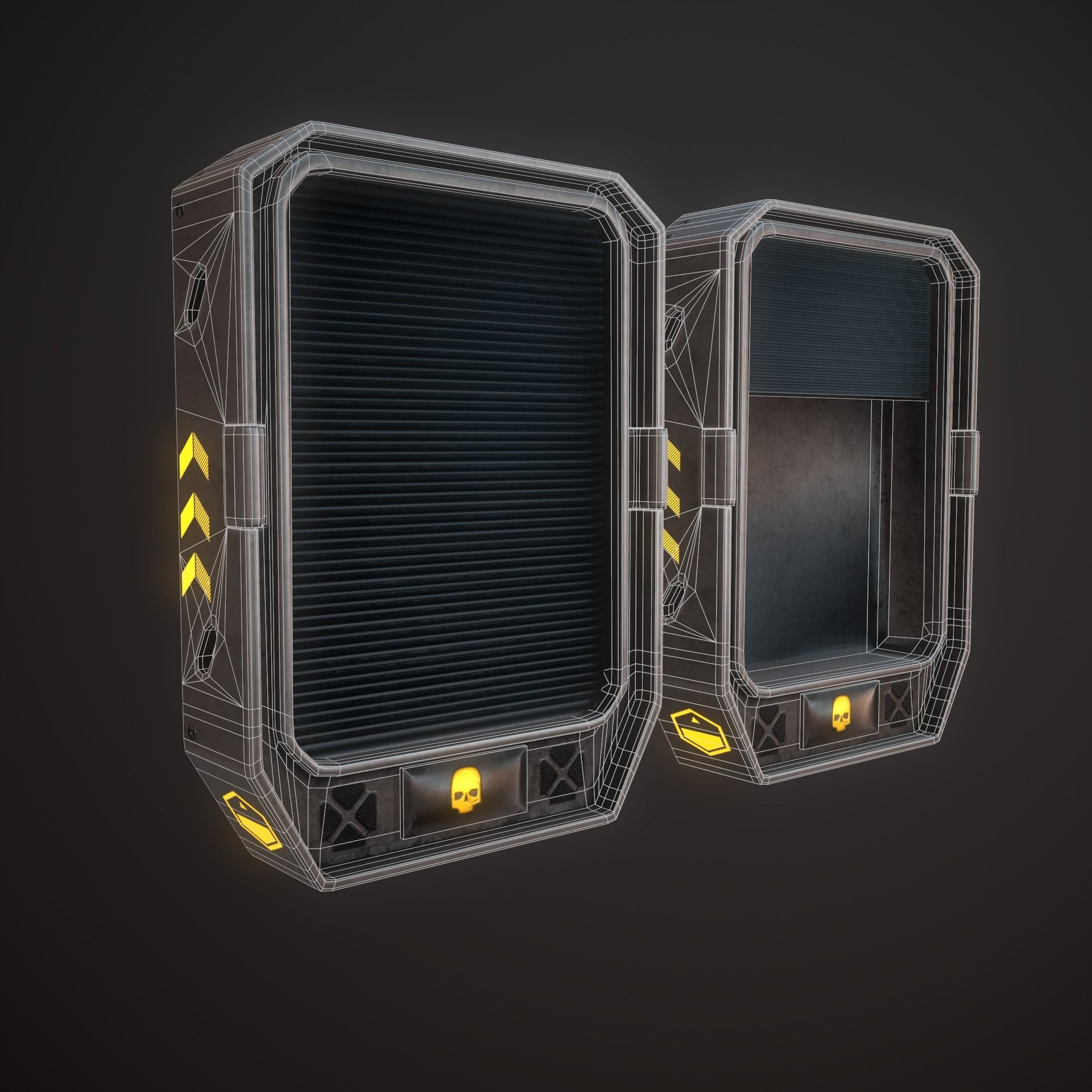 3D model Sci Fi Weapon Rack VR / AR / low-poly | CGTrader