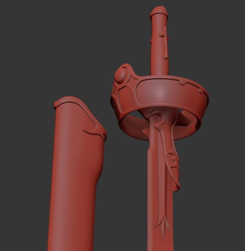 Sword Art Online Lambent Light Rapier 3D model 3D printable | CGTrader