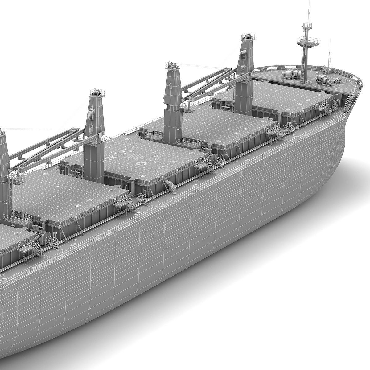 Bulk carrier 3D model | CGTrader