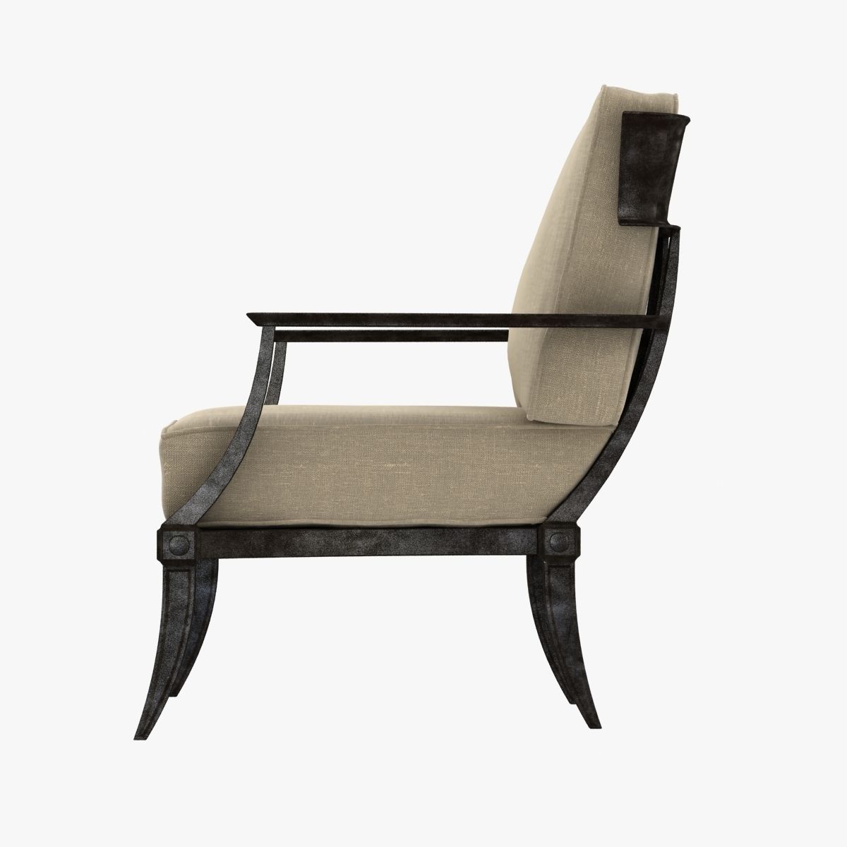 Restoration Hardware KLISMOS CLASSIC LOUNGE CHAIR 3D model | CGTrader