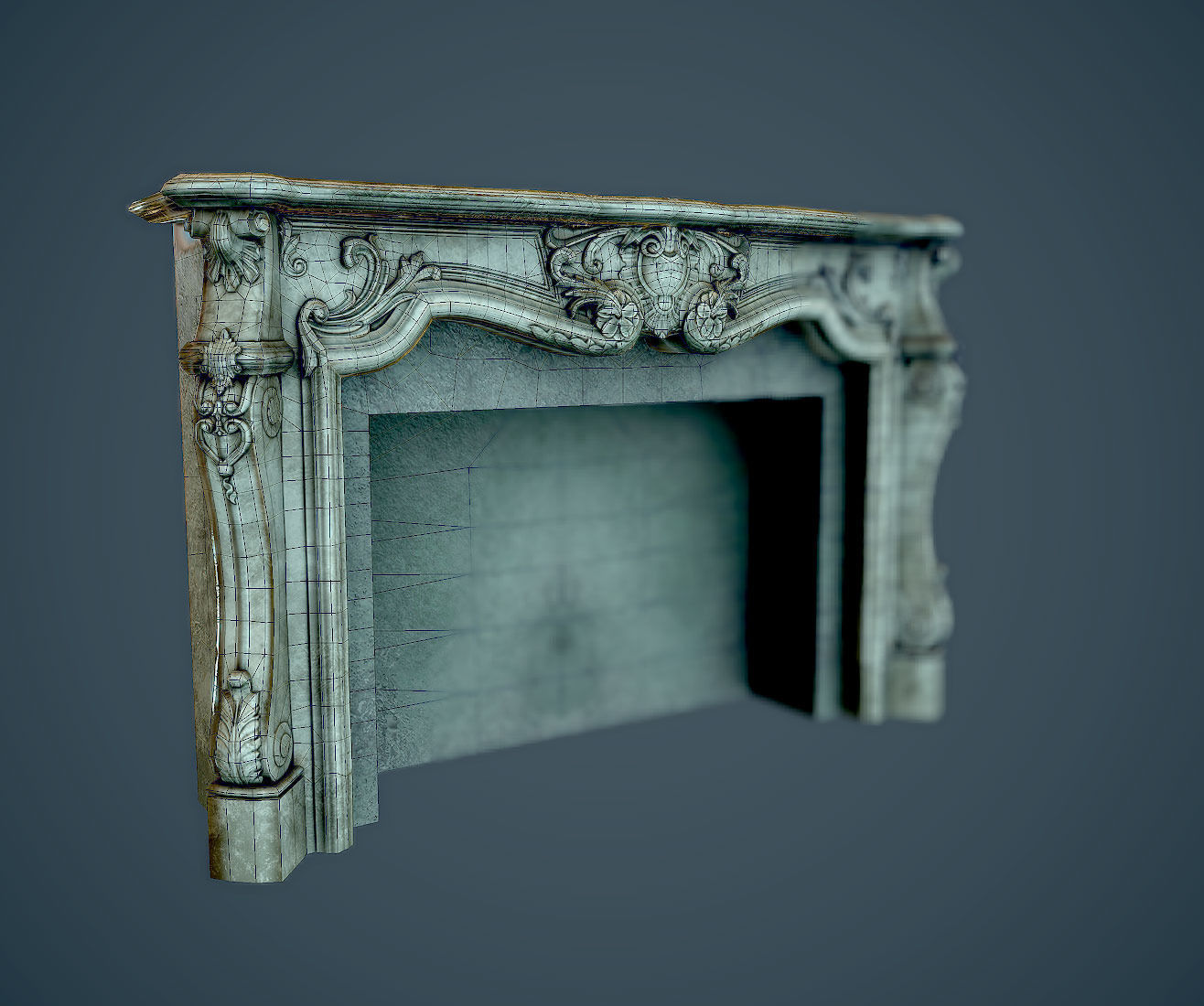 3D model Fireplaces - low poly VR / AR / low-poly | CGTrader