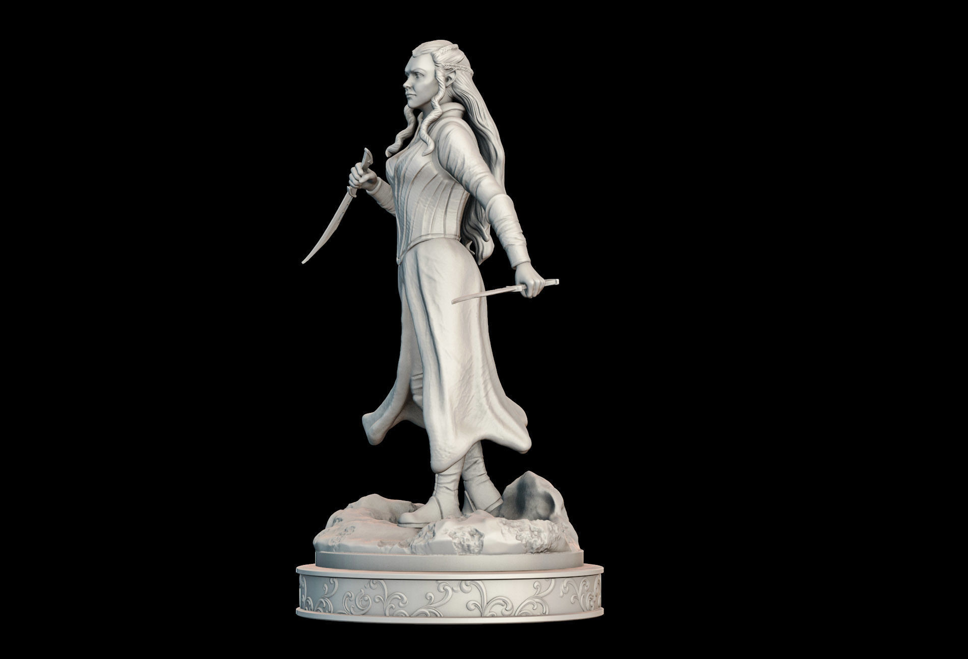 Tauriel Fan Art 3D model 3D printable | CGTrader