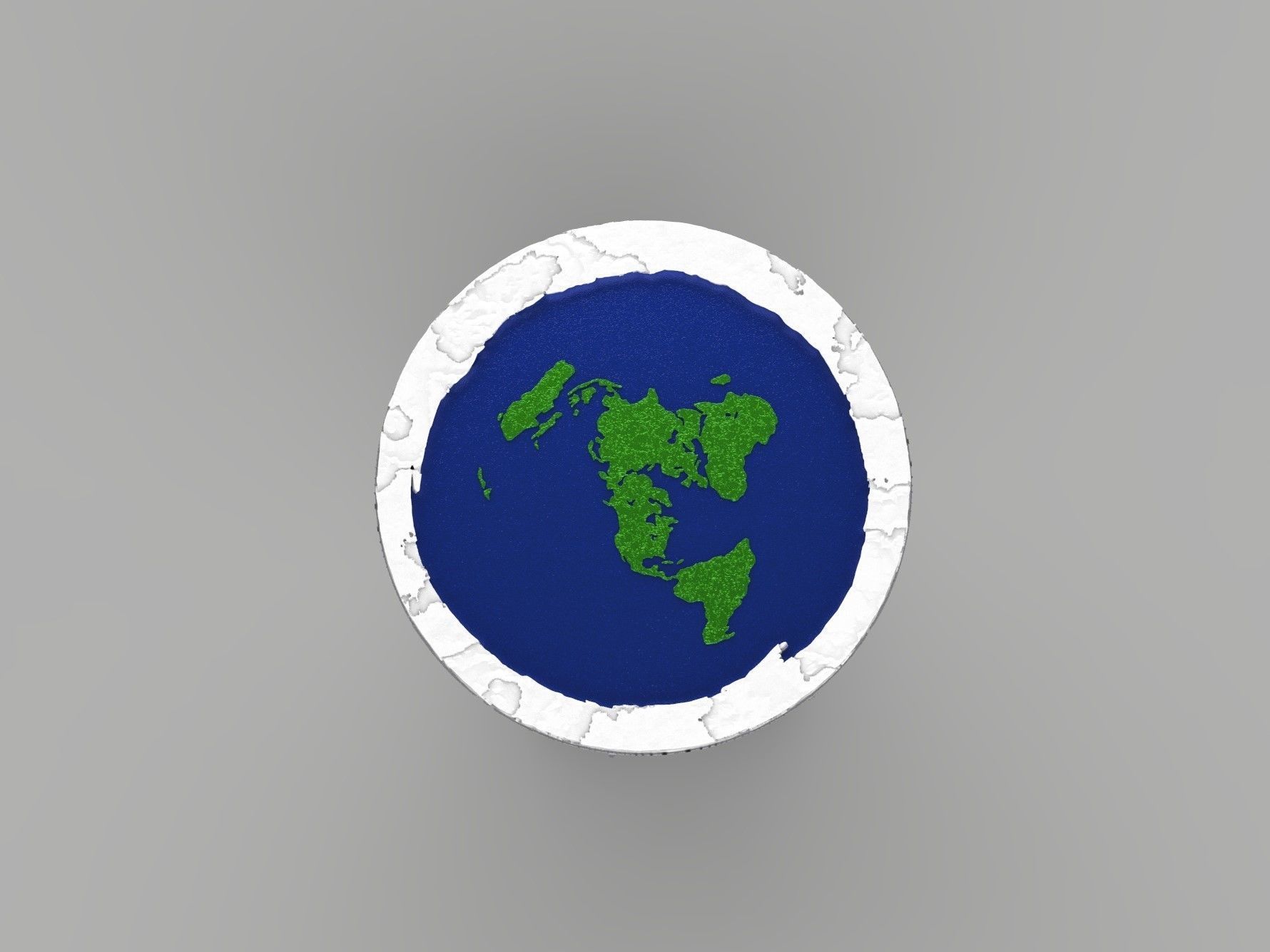 Flat Earth Teaching Display 3D model 3D printable | CGTrader