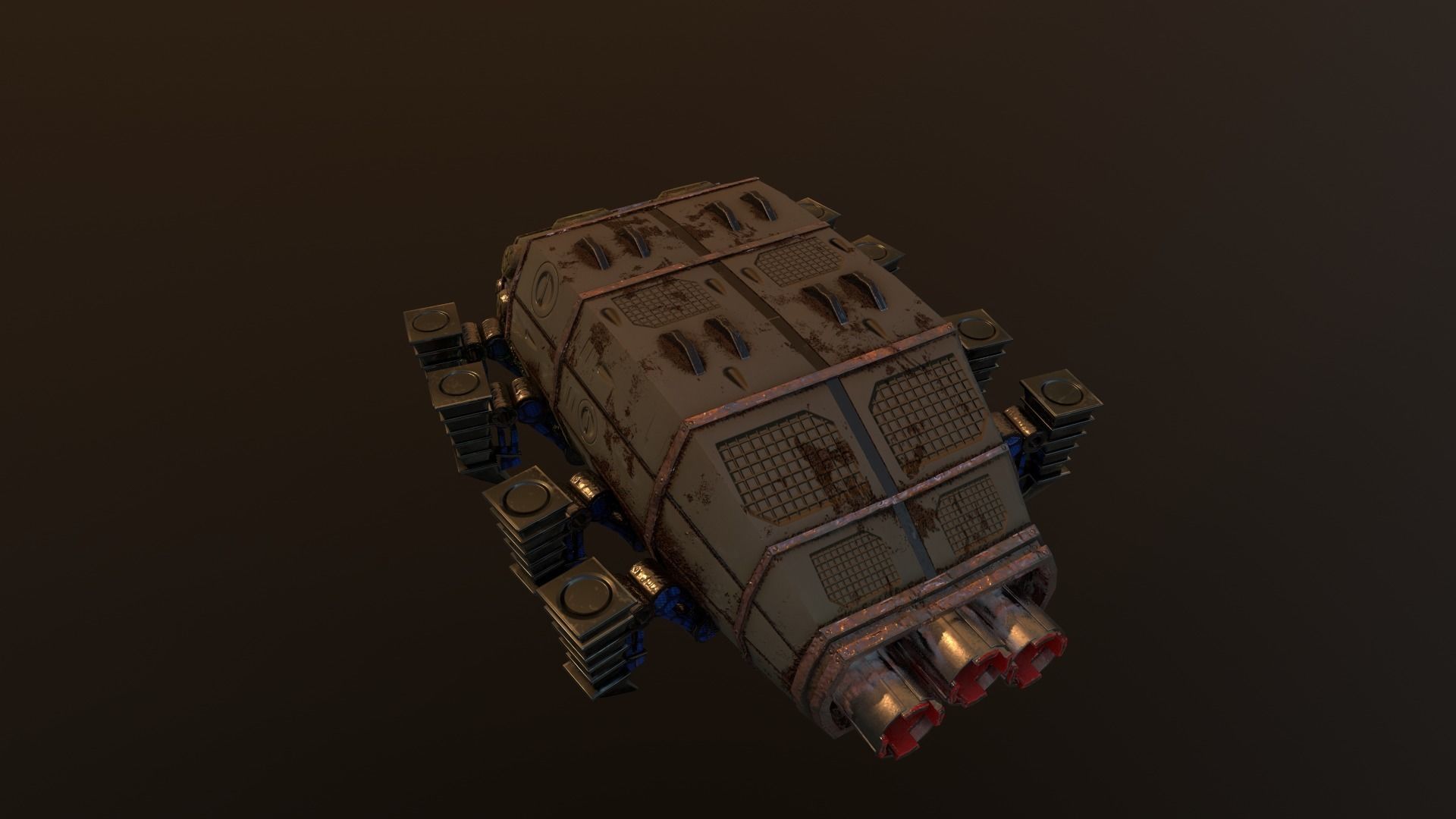 3D model Alien Tank VR / AR / low-poly rigged animated | CGTrader