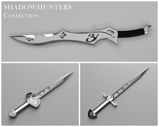 Shadowhunters Blades - 3D printable 3D Model Collection | CGTrader