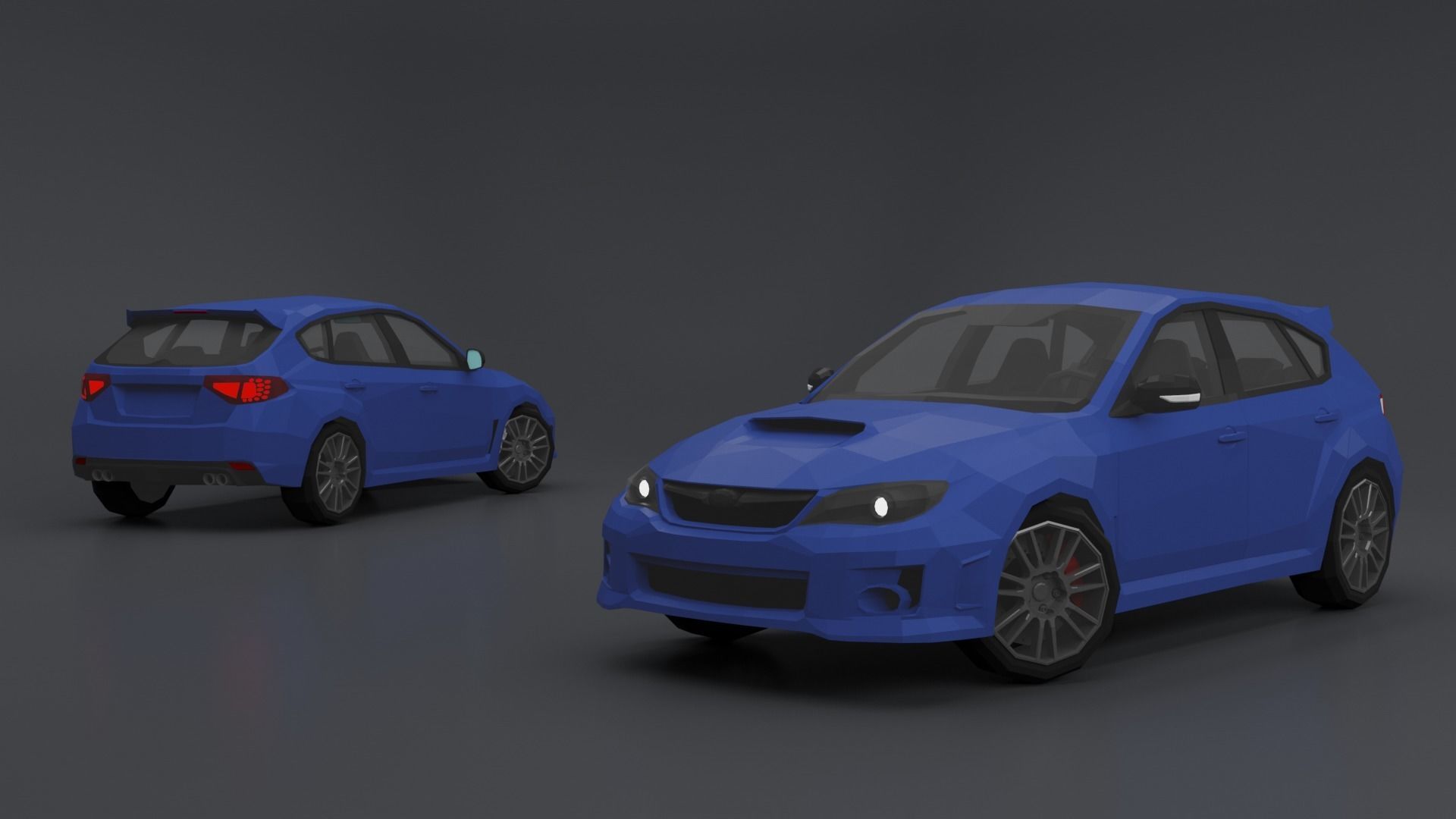 3D model LOW POLY RACING PACK VR / AR / low-poly | CGTrader