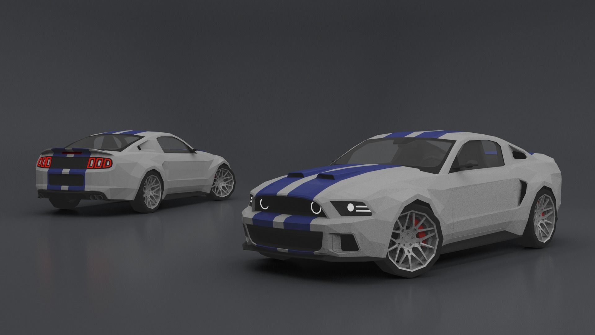 3D model LOW POLY RACING PACK VR / AR / low-poly | CGTrader