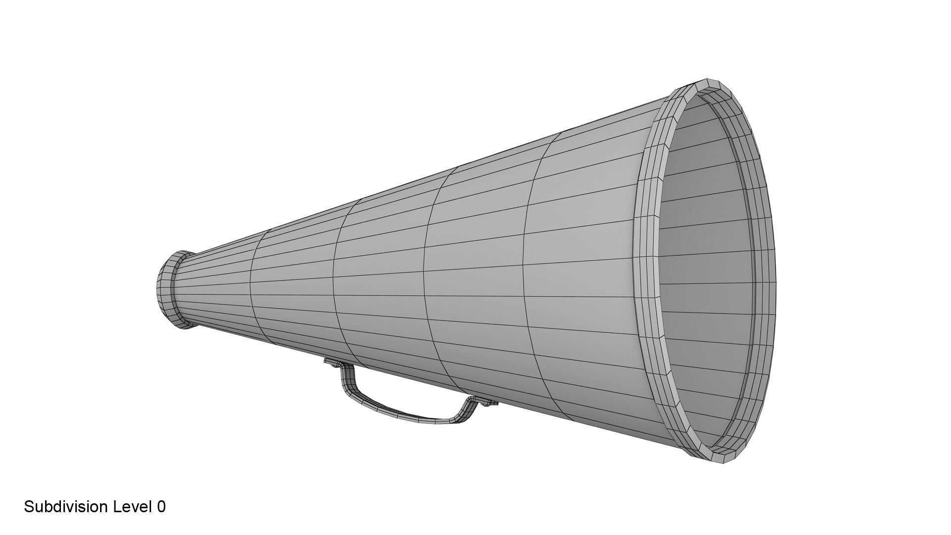 Megaphone 3D model | CGTrader