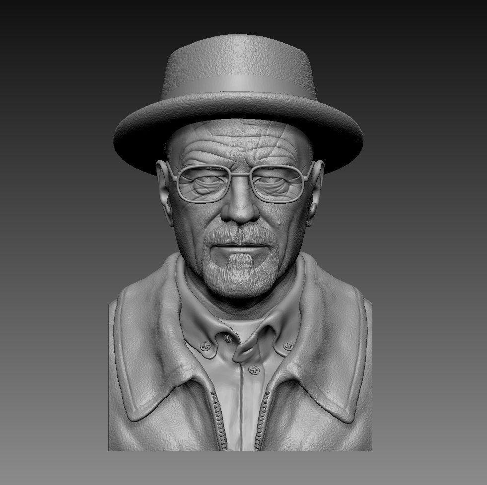 Walter White AKA Bryan Cranston 3D Printable Model 3D model 3D ...