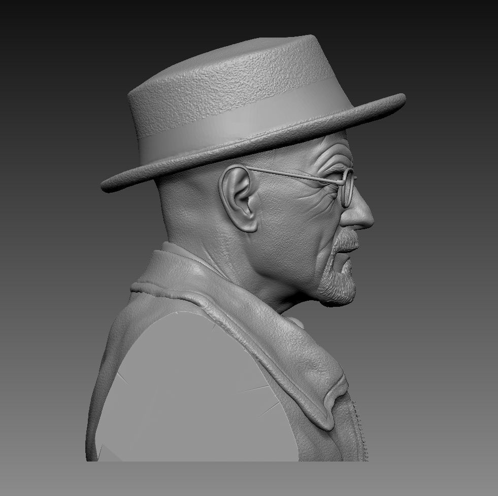 Walter White AKA Bryan Cranston 3D Printable Model 3D model 3D ...